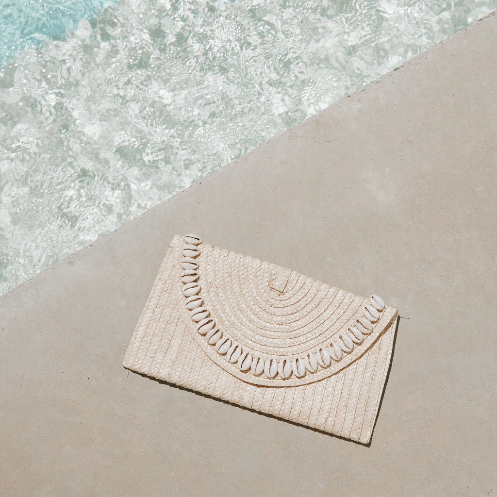 Sandi Cowrie Clutch — kokonuts living